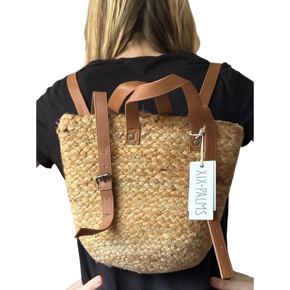 XIX Palms | Bags | Nwt Xix Palms The Shorebreak Handmade Jute Cooler ...